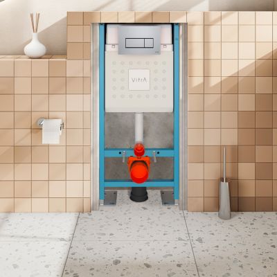 VITRA Pack WC Mia suspendu cuvette carénée fixations invisibles et bati ...