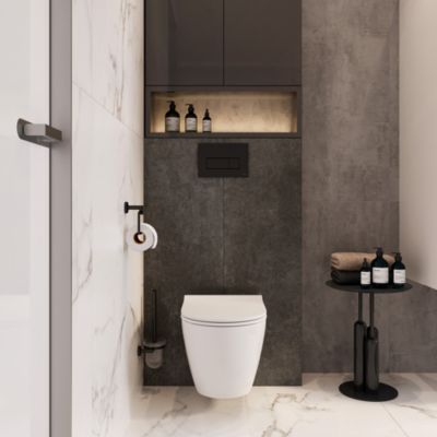 VITRA Pack WC Mia suspendu cuvette carénée fixations invisibles et bati ...