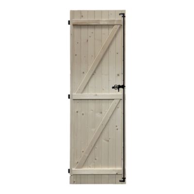 Volet battant bois naturel Fortia - l.80 x H.215 cm - 1 vantail