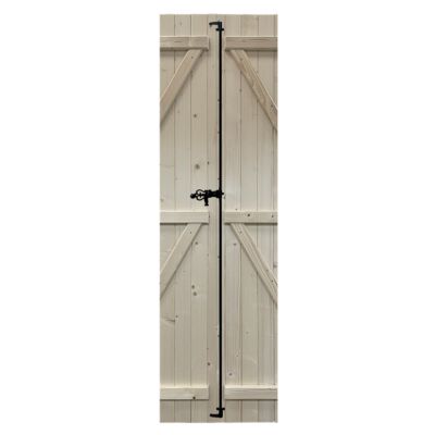 Volet battant bois naturel Fortia - l.80 x H.215 cm - 1 vantail
