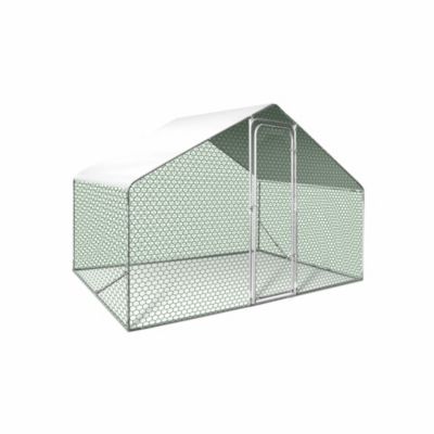 Volière extérieure poules 300x200x200 cm 6 m2 avec bâche anti UV et ...