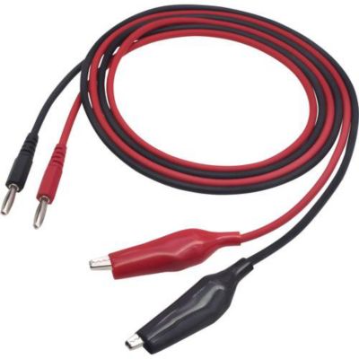 VOLTCRAFT MSL-100 Cordon de mesure 4 mm 1 m lot 2 rouge et noir