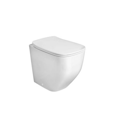 Wc Sur Pied Encastré Blanc Poli Mozart