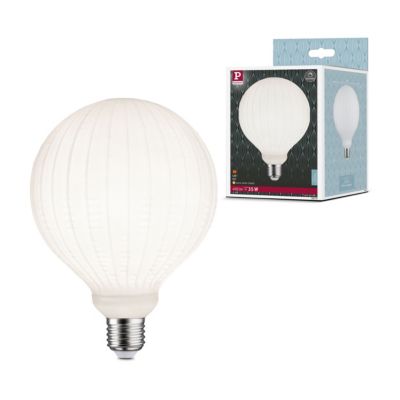White Lampion Filament 230 V Globe LED G125 E27 400lm 4,3W 3000K ...