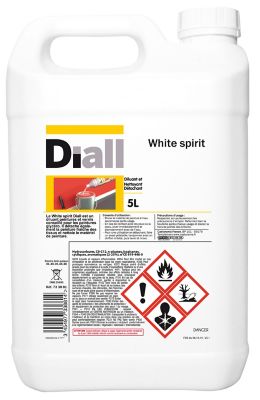 White Spirit diluant et nettoyant détachant Diall 5L