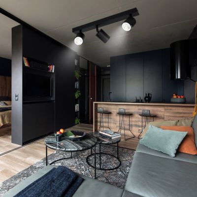 ZMH Plafonnier Moderne Doré 3 Flammes GU10 pour Chambre à Coucher