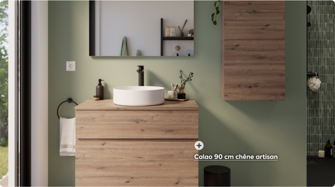 Les meubles de salle de bains Calao | Collections meubles de salle de ...