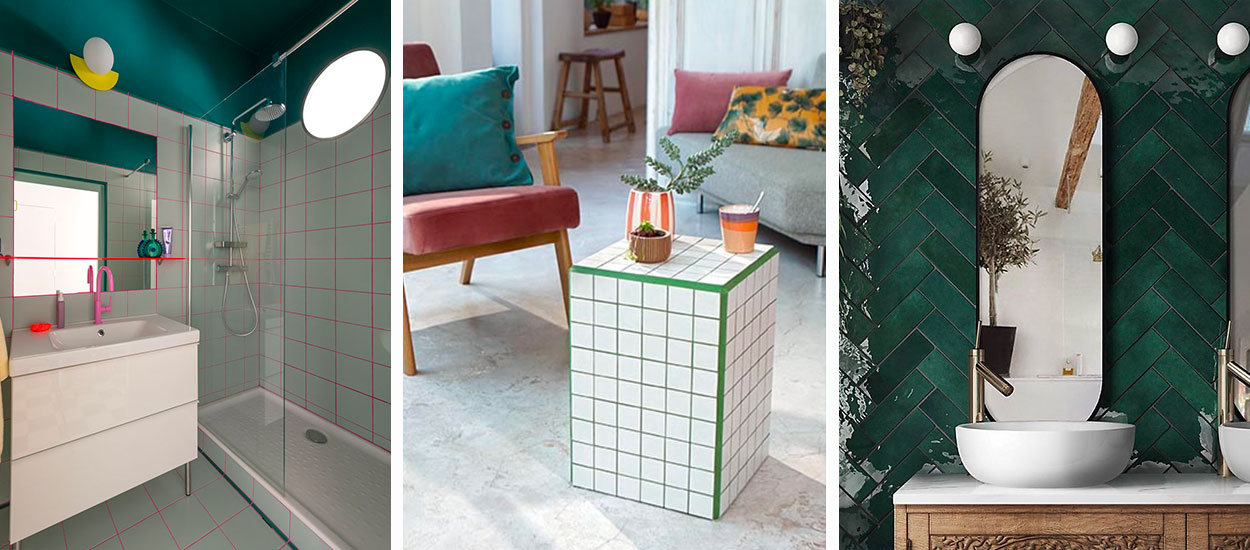 Du carrelage au DIY : comment utiliser les joints colorés pour relooker ...