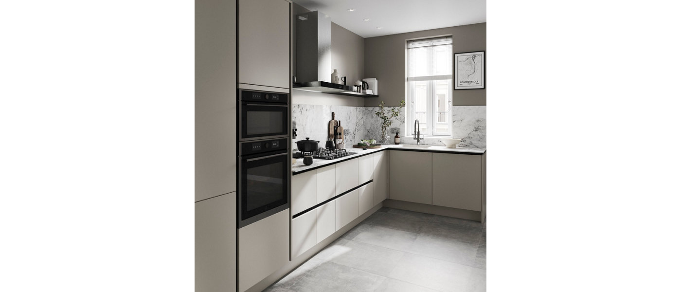 Comment installer une cuisine sans poignée Caraway Innovo | Cuisine ...