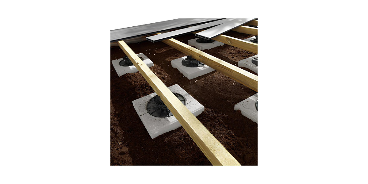 Comment poser des lames de terrasse sur plots béton | Terrasse et allée ...