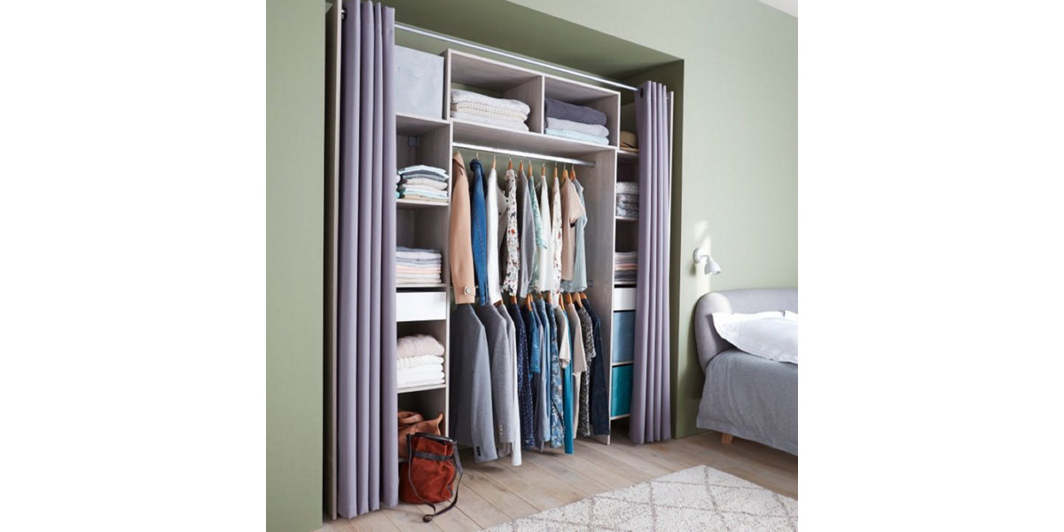 Comment installer un dressing dans une niche | Rangement | Castorama.fr